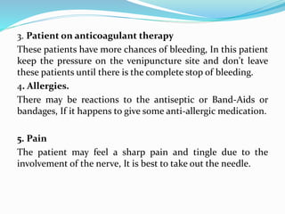 Venous blood coolection | PPTX