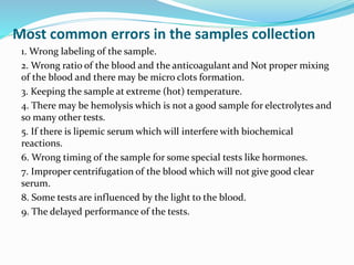 Venous blood coolection | PPT