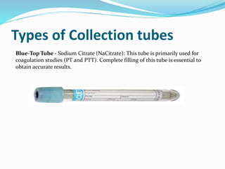 Venous blood coolection | PPT