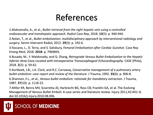Venous Bullet Embolization Presentation Final.pptx
