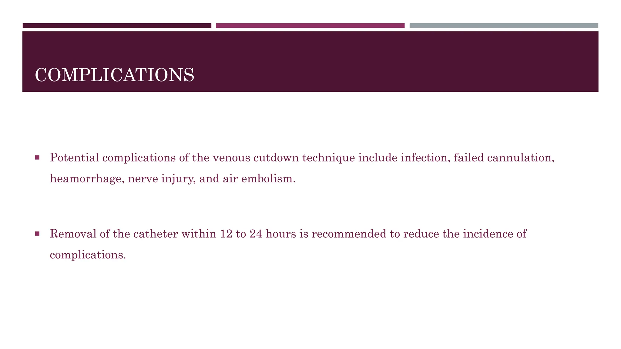VENOUS CUT DOWN Procedure ppt presntation | PPTX