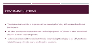 VENOUS CUT DOWN Procedure ppt presntation | PPTX