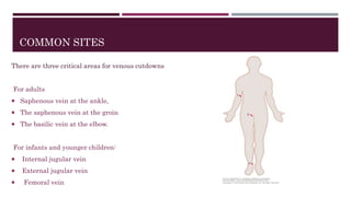 VENOUS CUT DOWN Procedure ppt presntation | PPTX