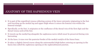 VENOUS CUT DOWN Procedure ppt presntation | PPTX