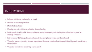 VENOUS CUT DOWN Procedure ppt presntation | PPTX