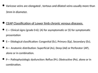 The Venous diseases of lower Limb ppt_ptx | PPTX
