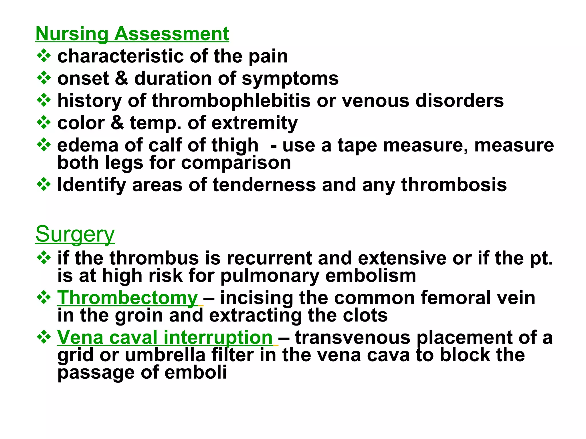 Venous Disorders | PPT