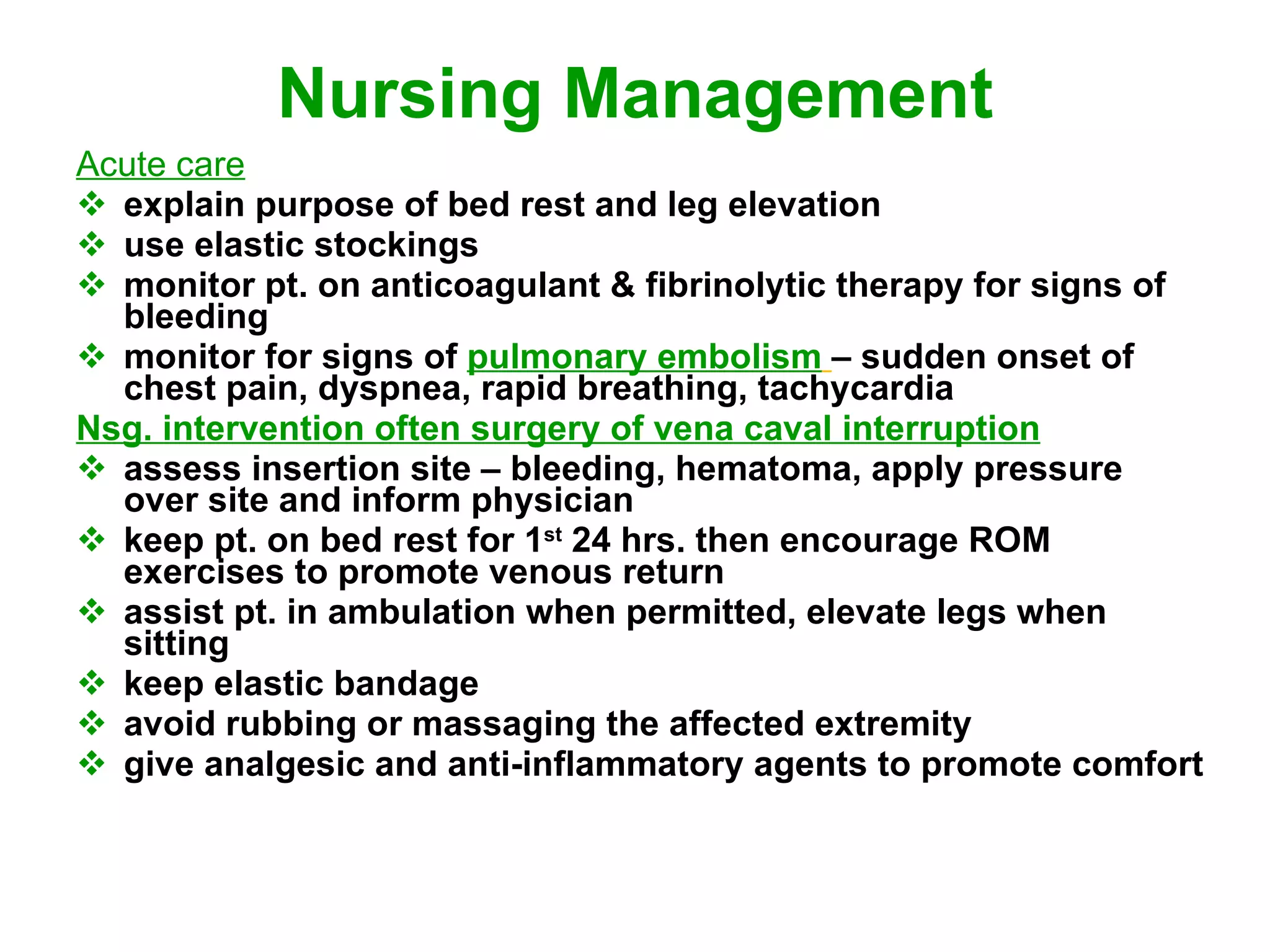 Venous Disorders | PPT