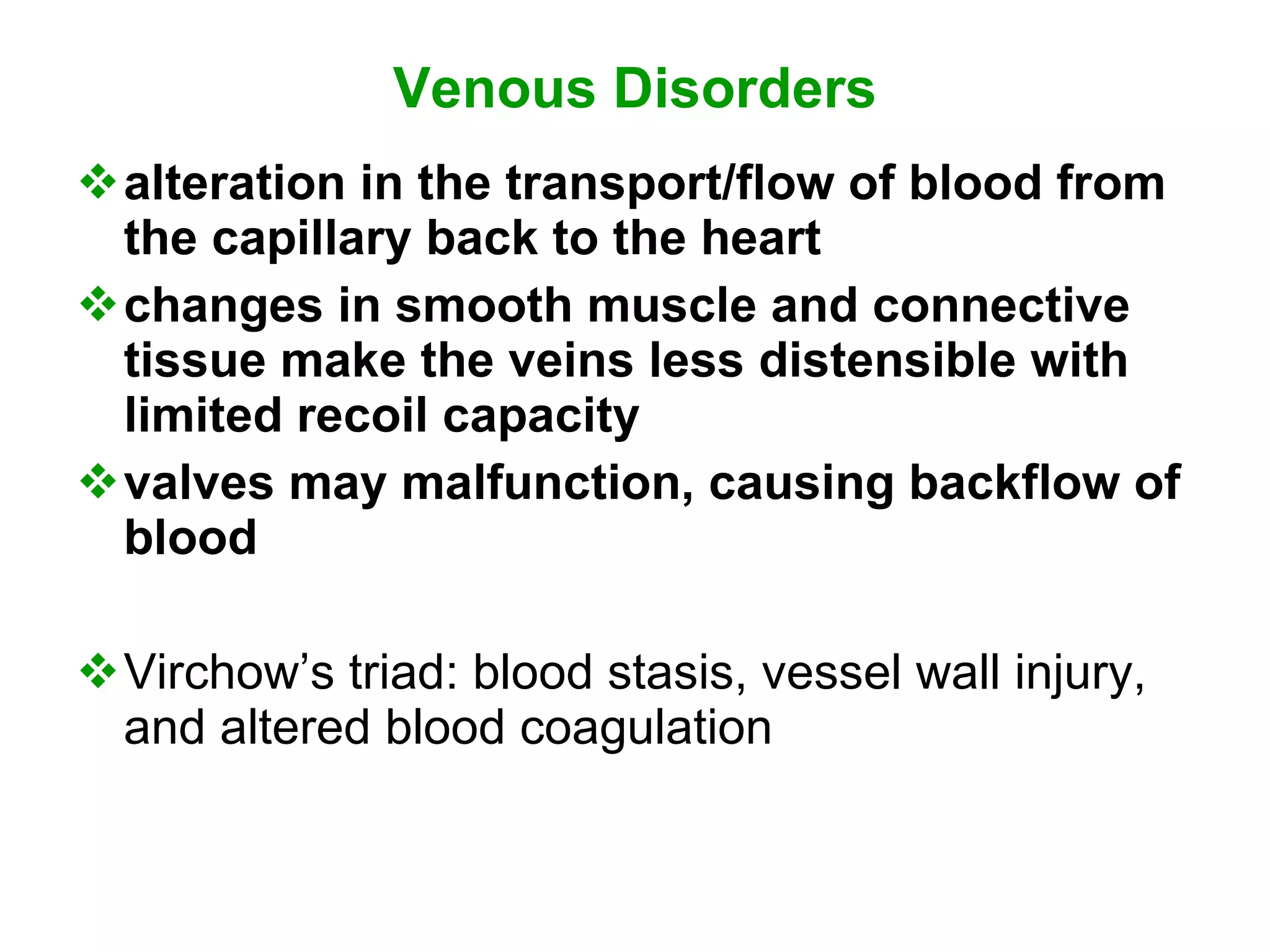Venous Disorders | PPT