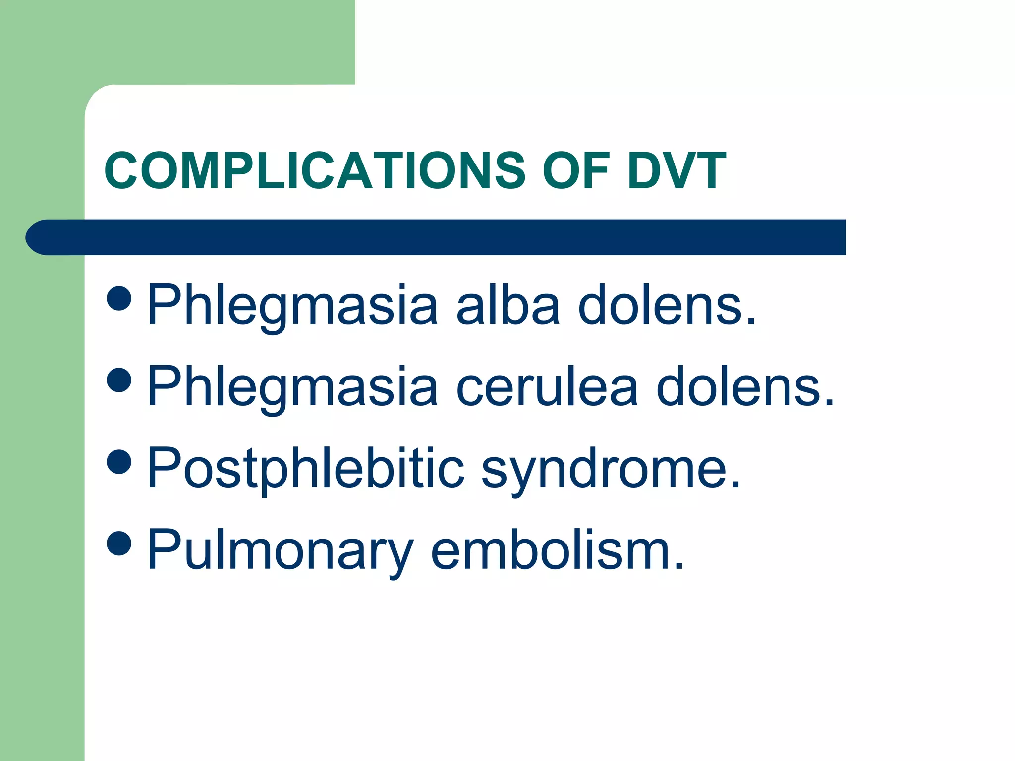Venous Disorders | PPT
