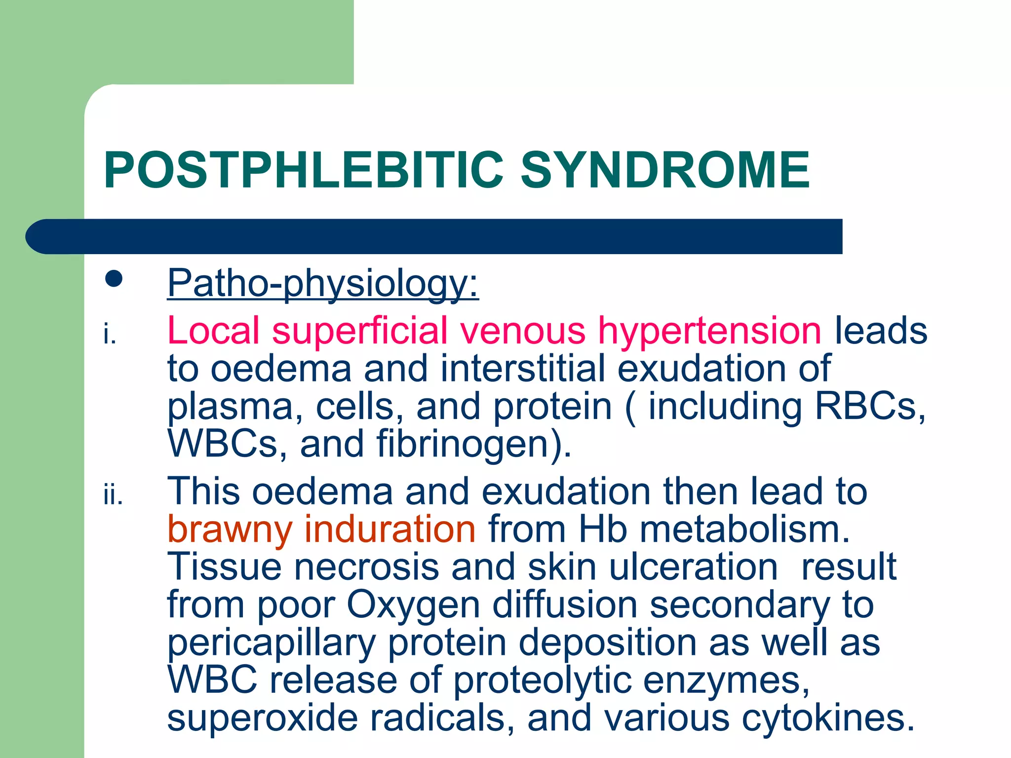Venous Disorders | PPT