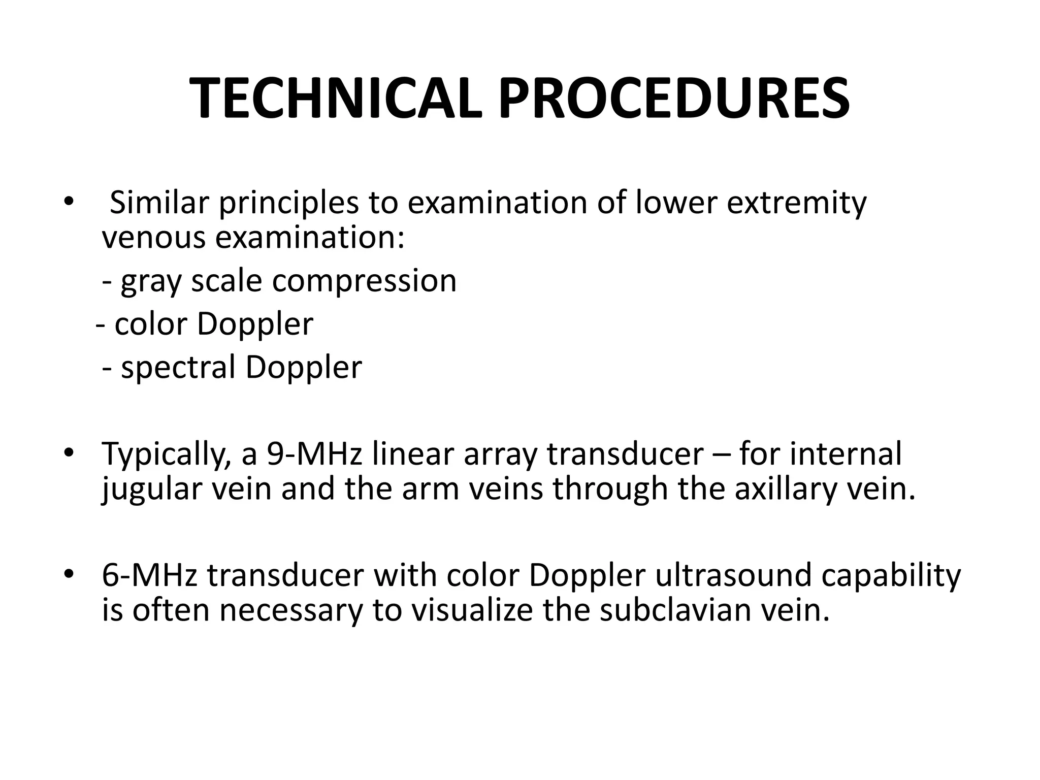 Venous Doppler upper limb | PPTX