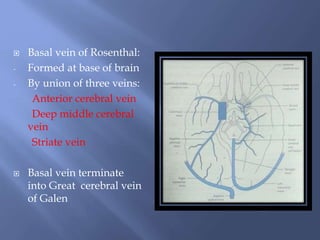 Venous drainage of brain | PPTX