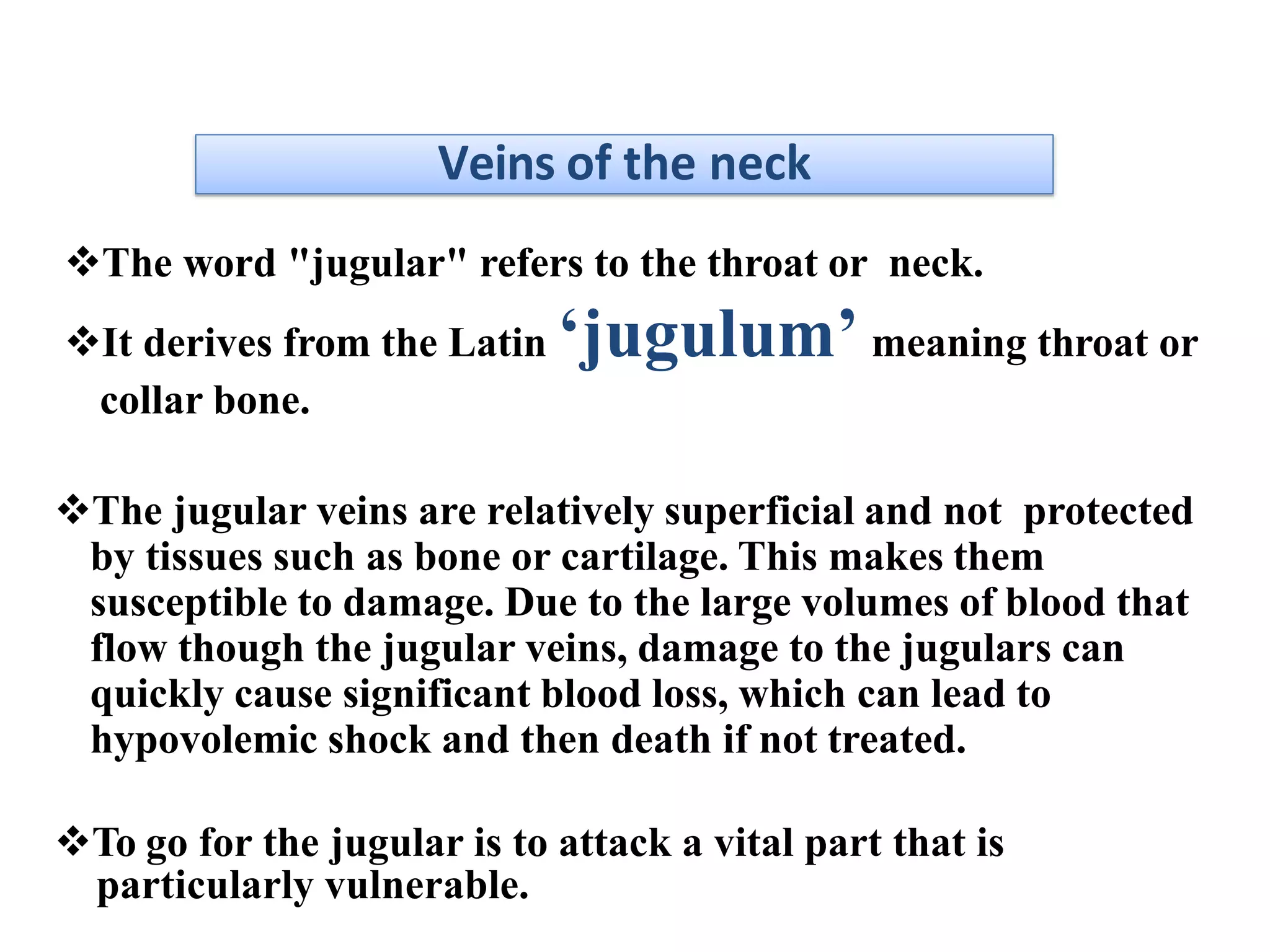 VENOUS DRAINAGE OF HEAD, FACE, NECK AND BRAIN | PPTX