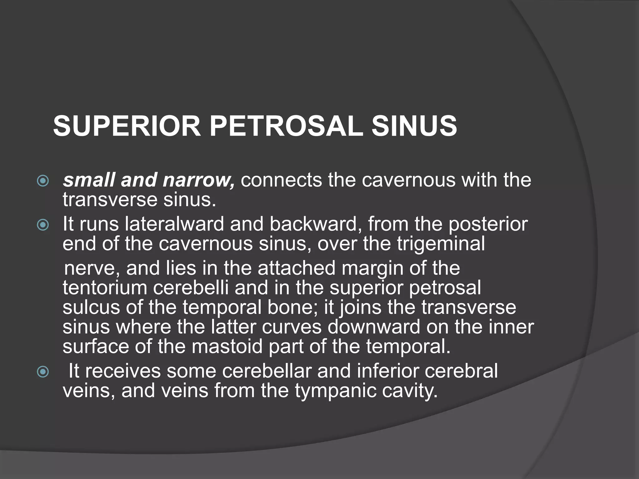 Venous drainage of head , neck and face | PPTX