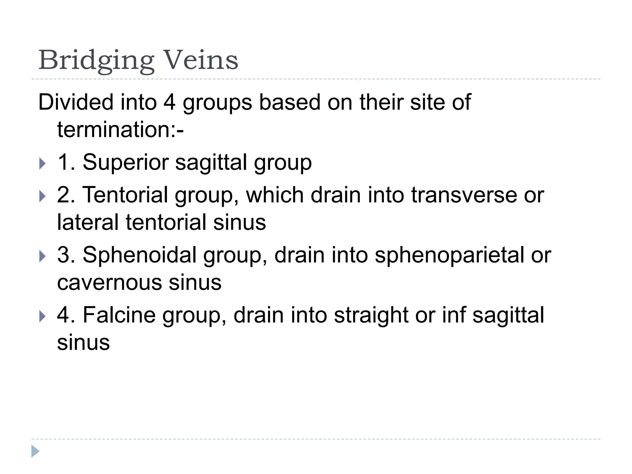 Venous Drainage of the Brain Presentation pptx | PPTX