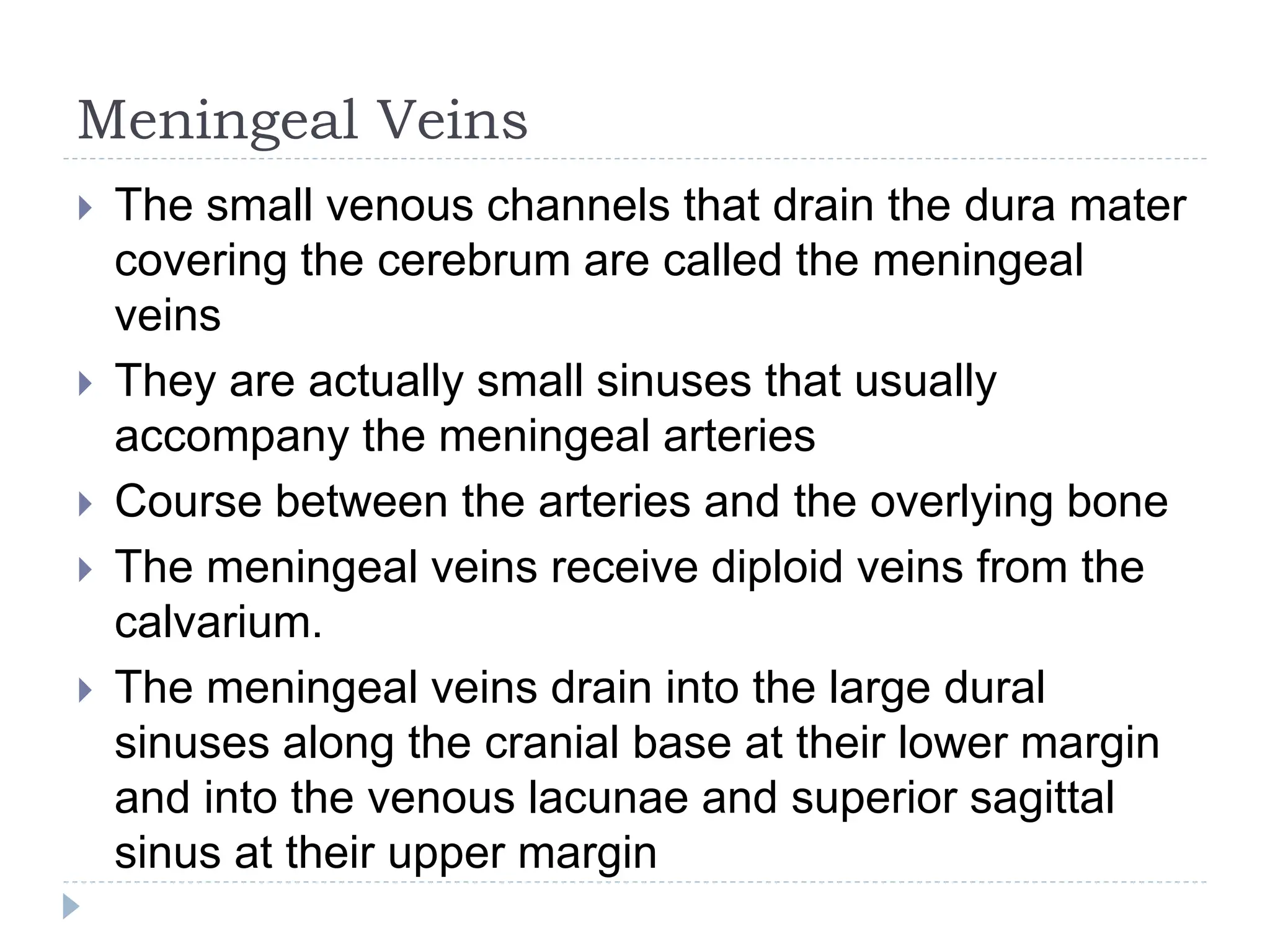 Venous Drainage of the Brain Presentation pptx | PPTX