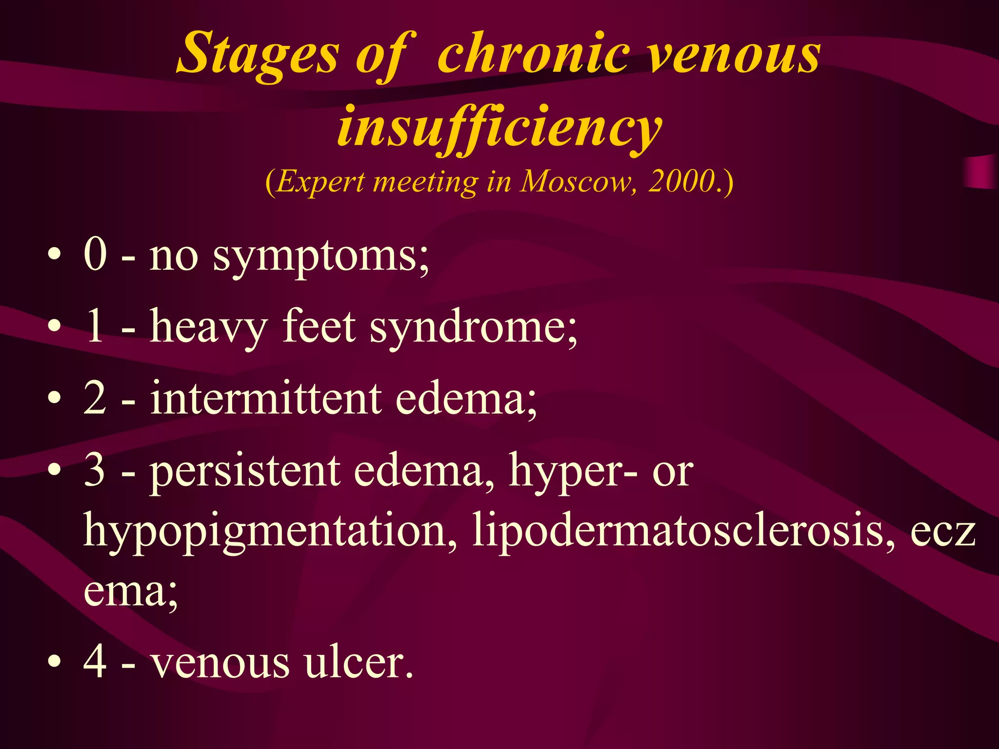 Venous Insufficiency Ppt