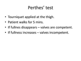 Venous lymphatic drainage of lower limb | PPTX