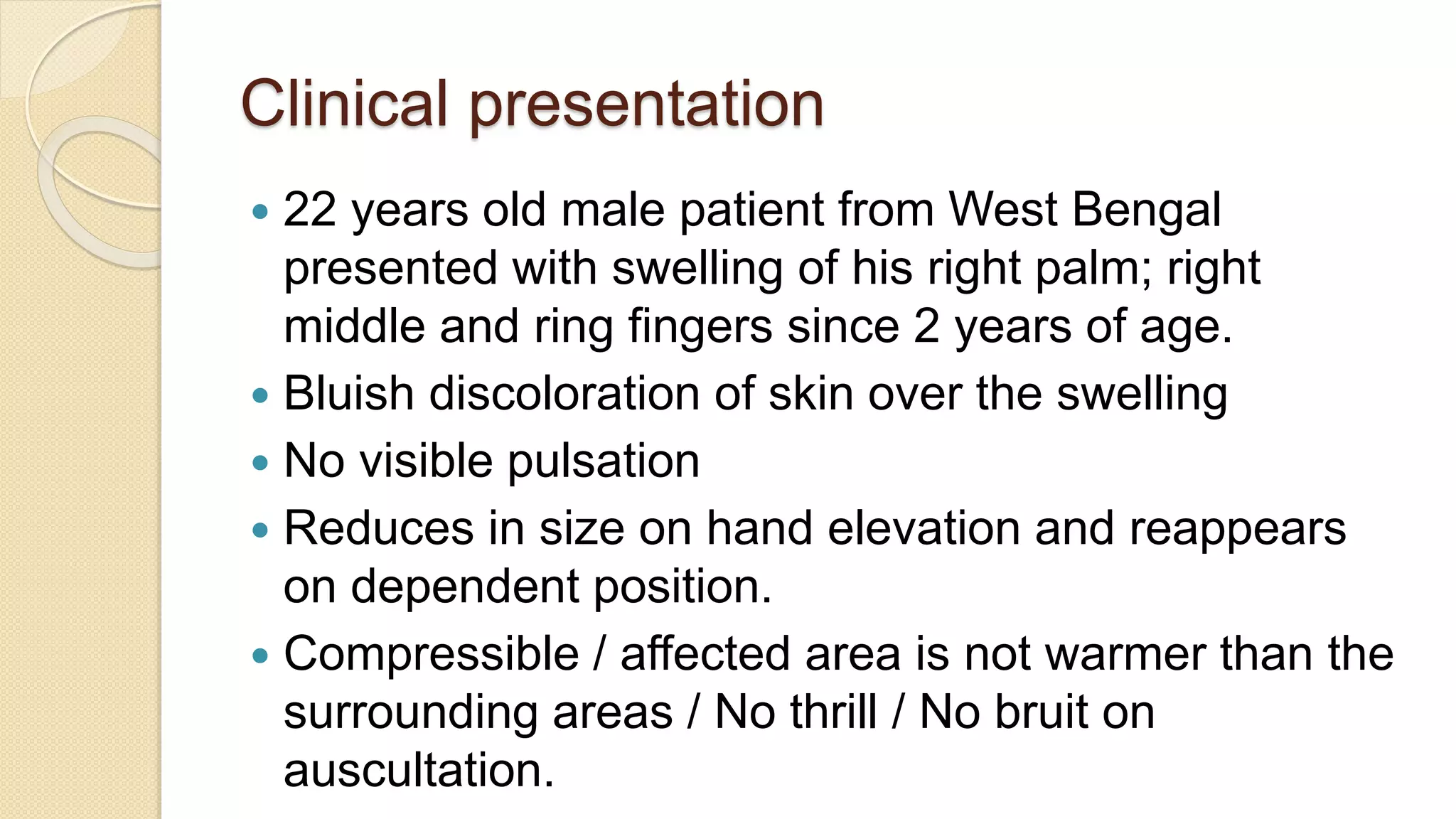 Venous malformation hand | PPTX