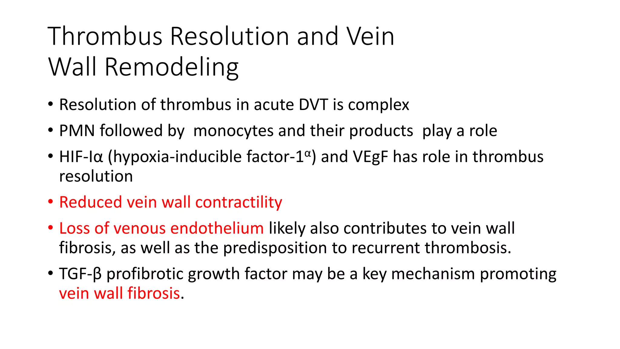 Venous pathophysiology | PPTX