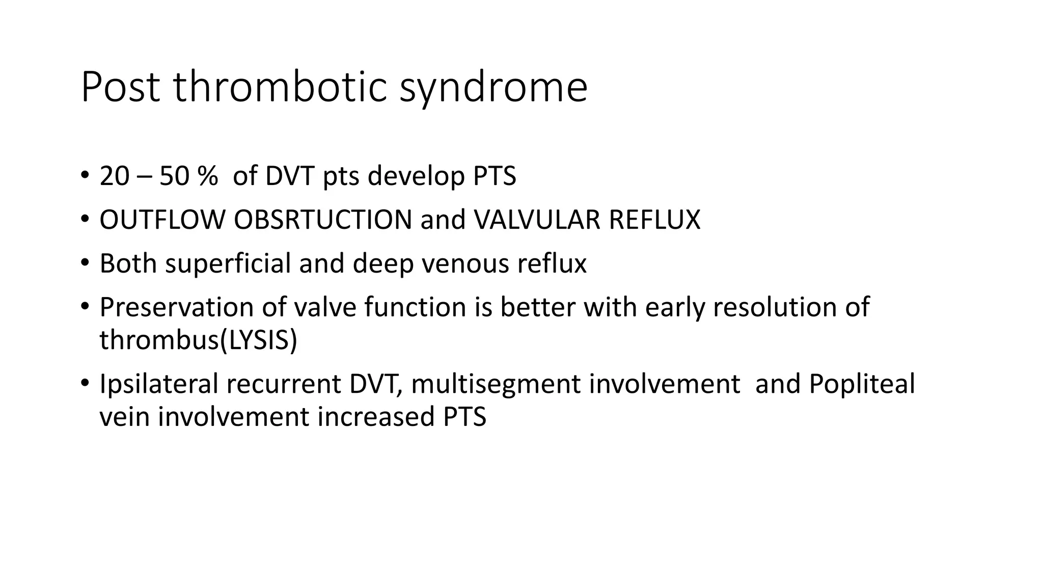 Venous pathophysiology | PPTX