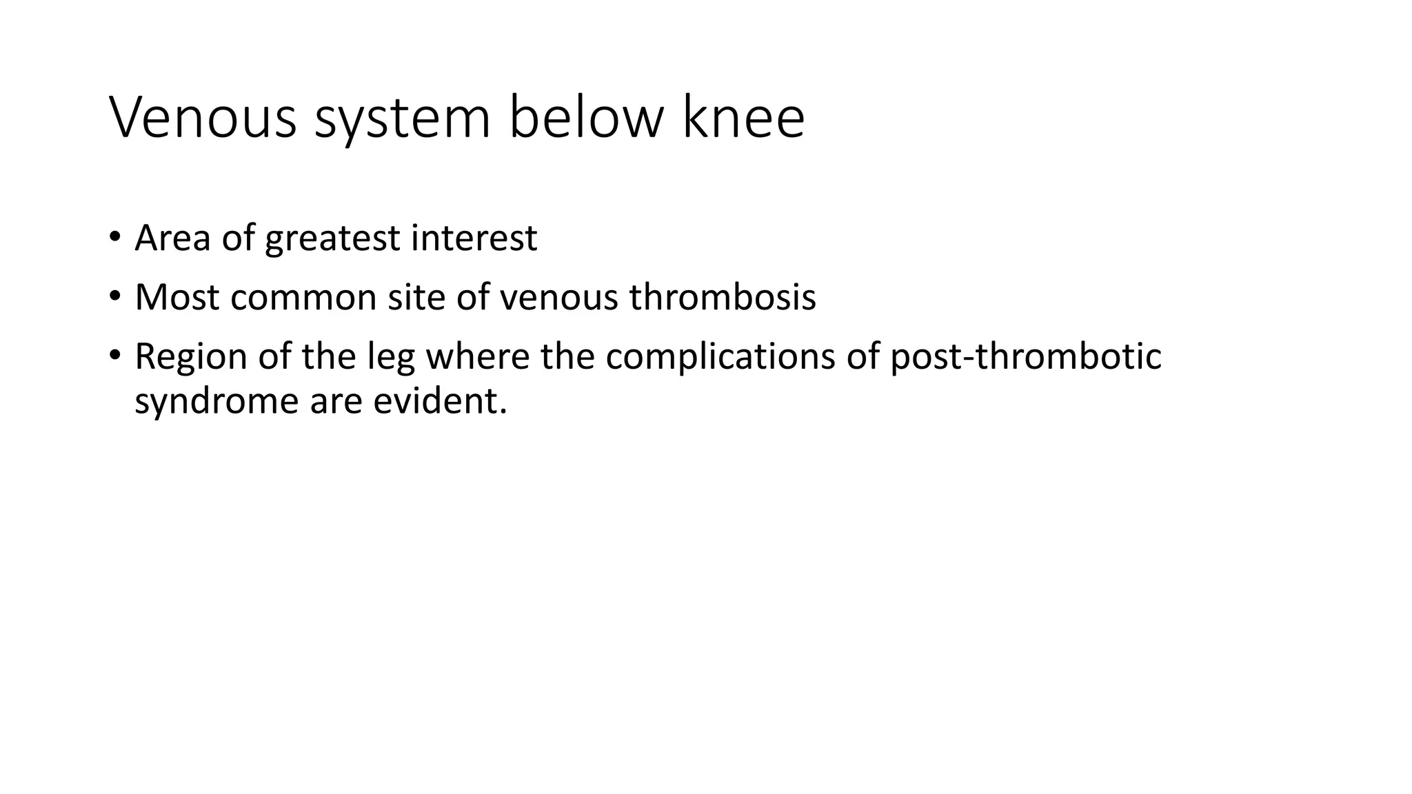 Venous pathophysiology | PPTX
