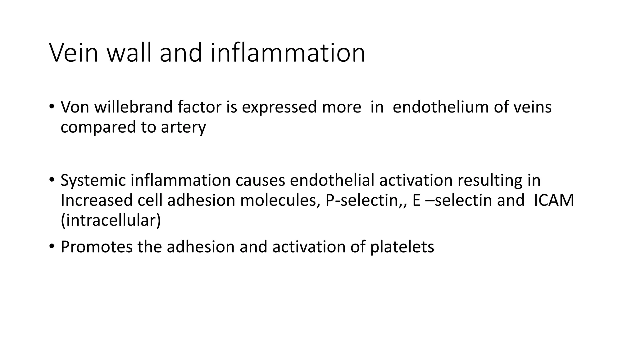 Venous pathophysiology | PPTX