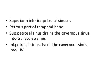 Venous sinuses | PPTX