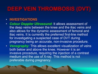 Venous Thrombo-embolism In Pregnancy 1st.ppt | Pregnancy | Reproductive ...