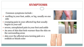 Venous thrombo embolism / deep vein thrombosis | PPTX | Blood Disorders ...