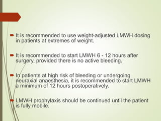 Venous thromboembolism | PPTX