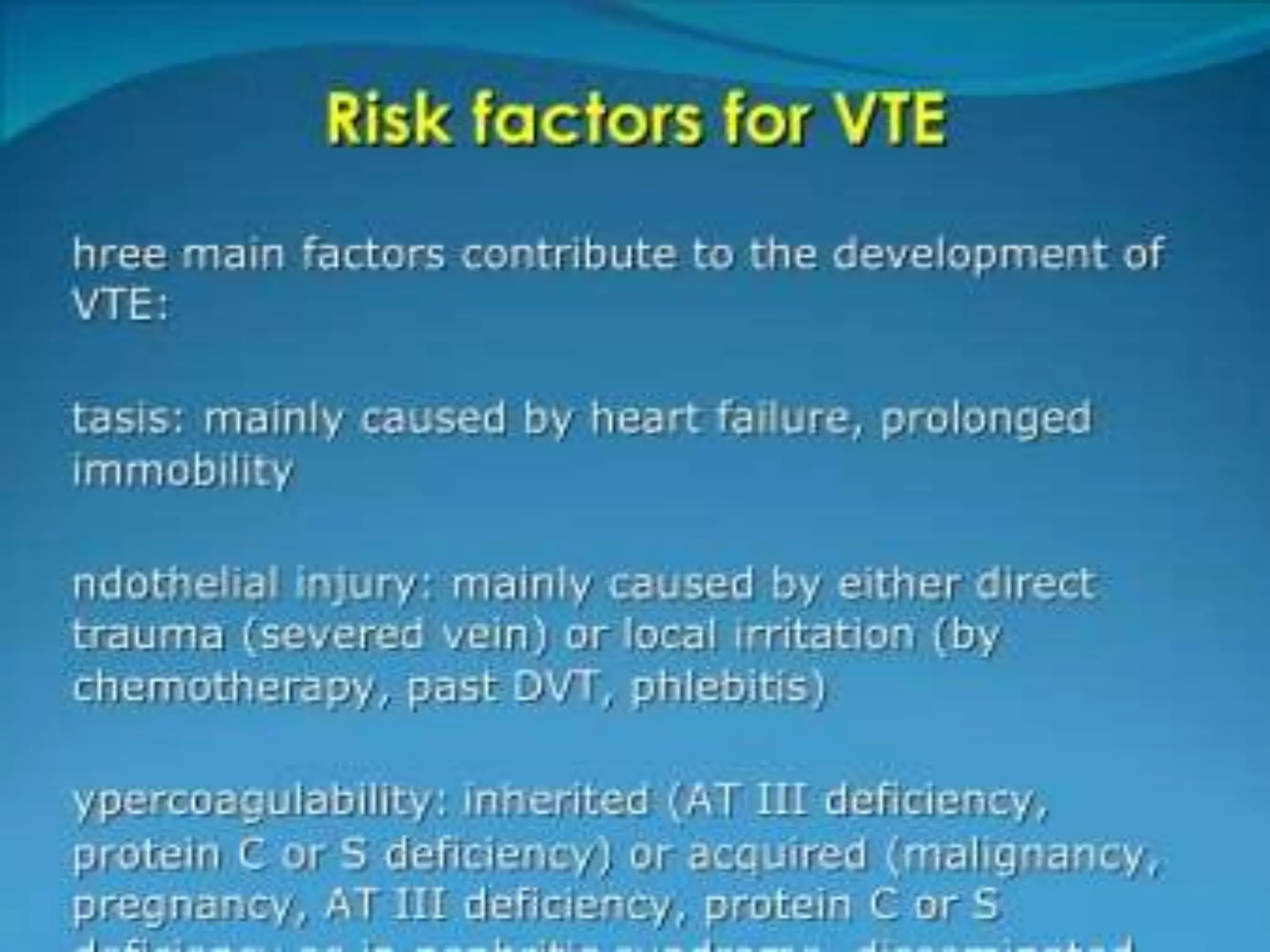 Venous thrombo embolism | PPTX