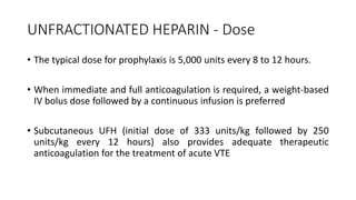 Venous thromboembolism | PPTX