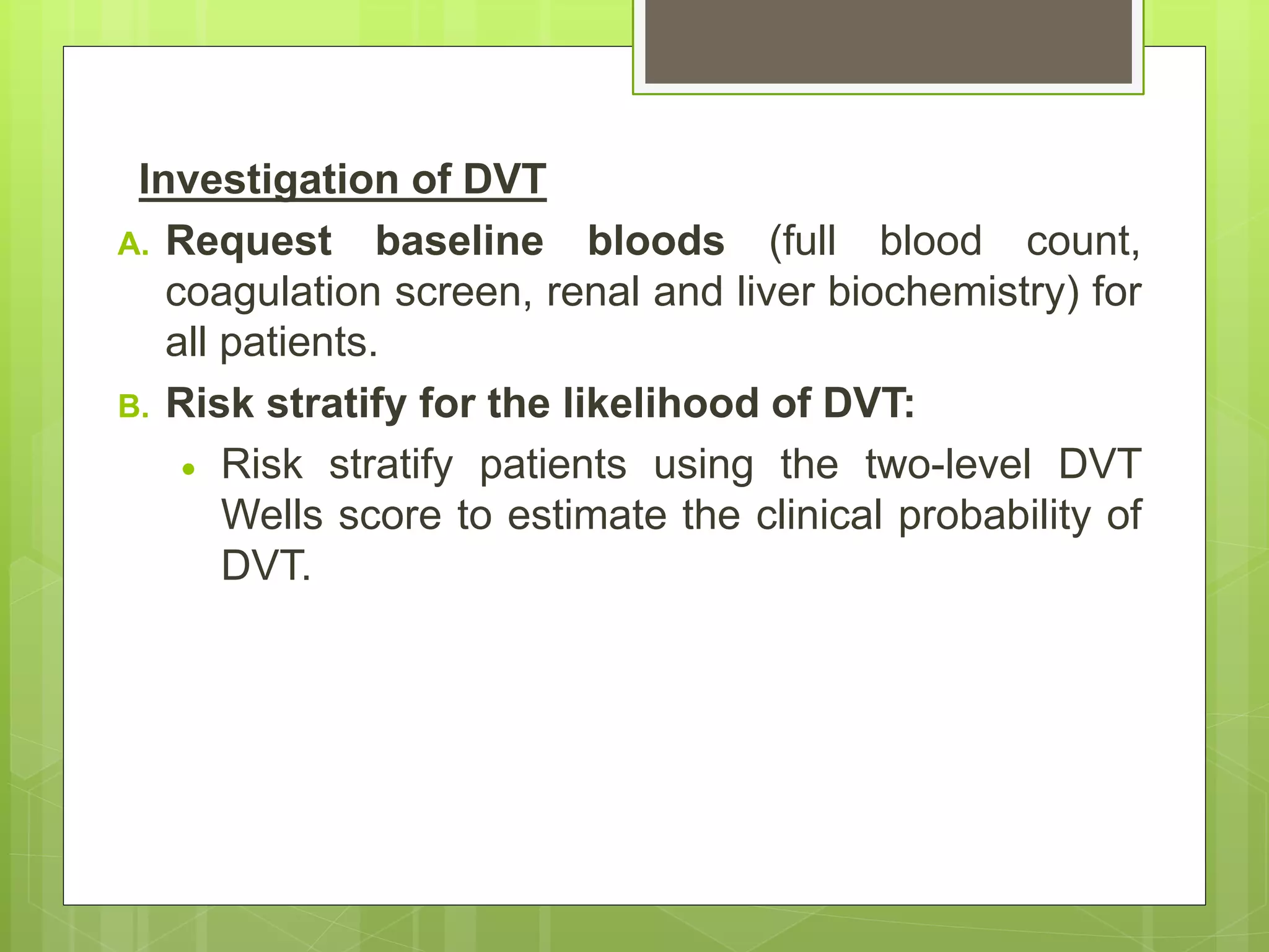 Venous thromboembolism in cancer patients | PPTX