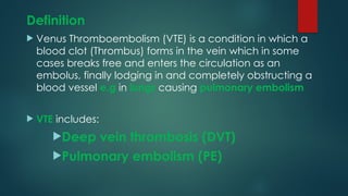 Venous Thromboembolism Presentation.pptx