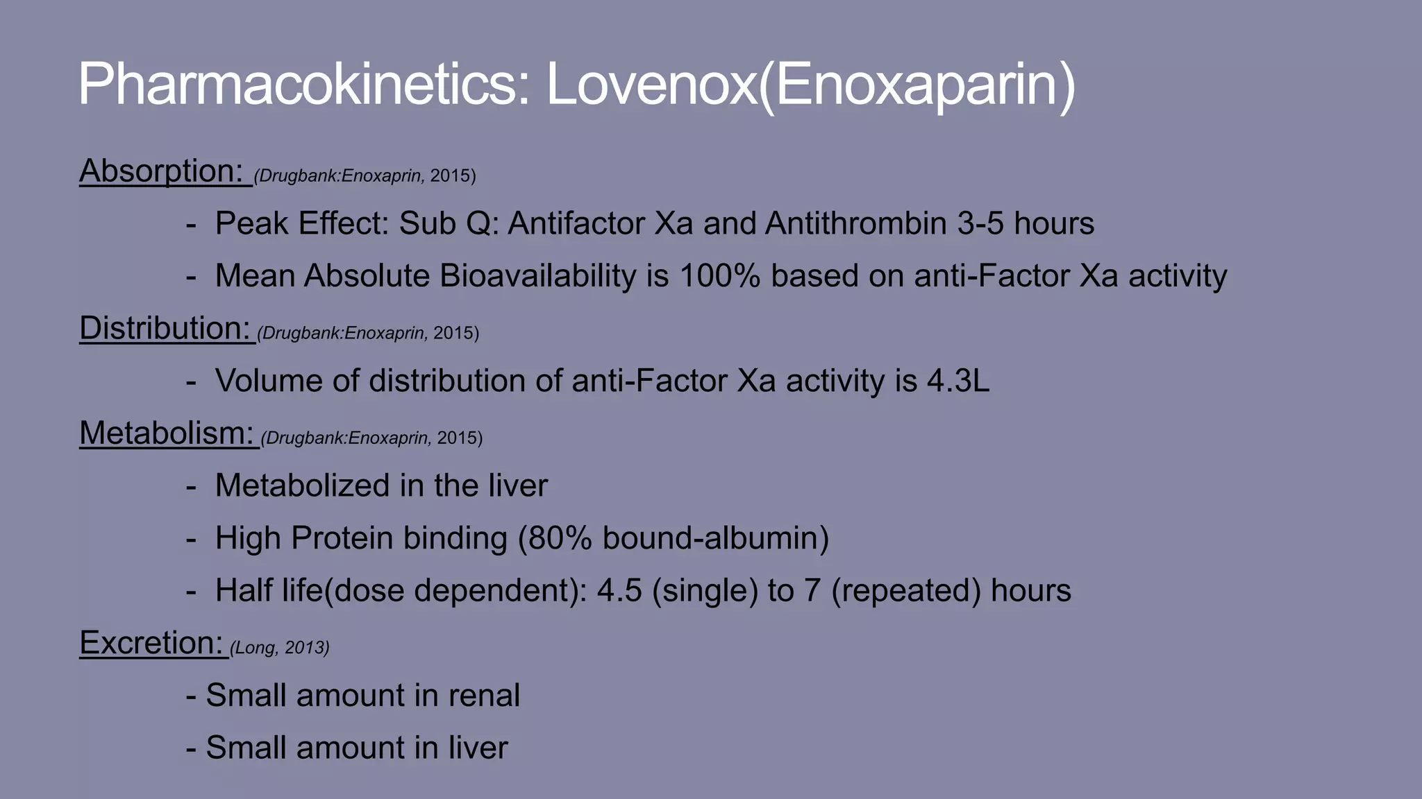 Venous thromboembolisms and lovenox | PPTX