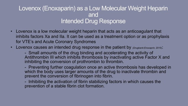 Venous thromboembolisms and lovenox | PPTX | Blood Disorders | Diseases ...