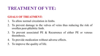 Venous thromboembolism for Pharm.D | PPTX