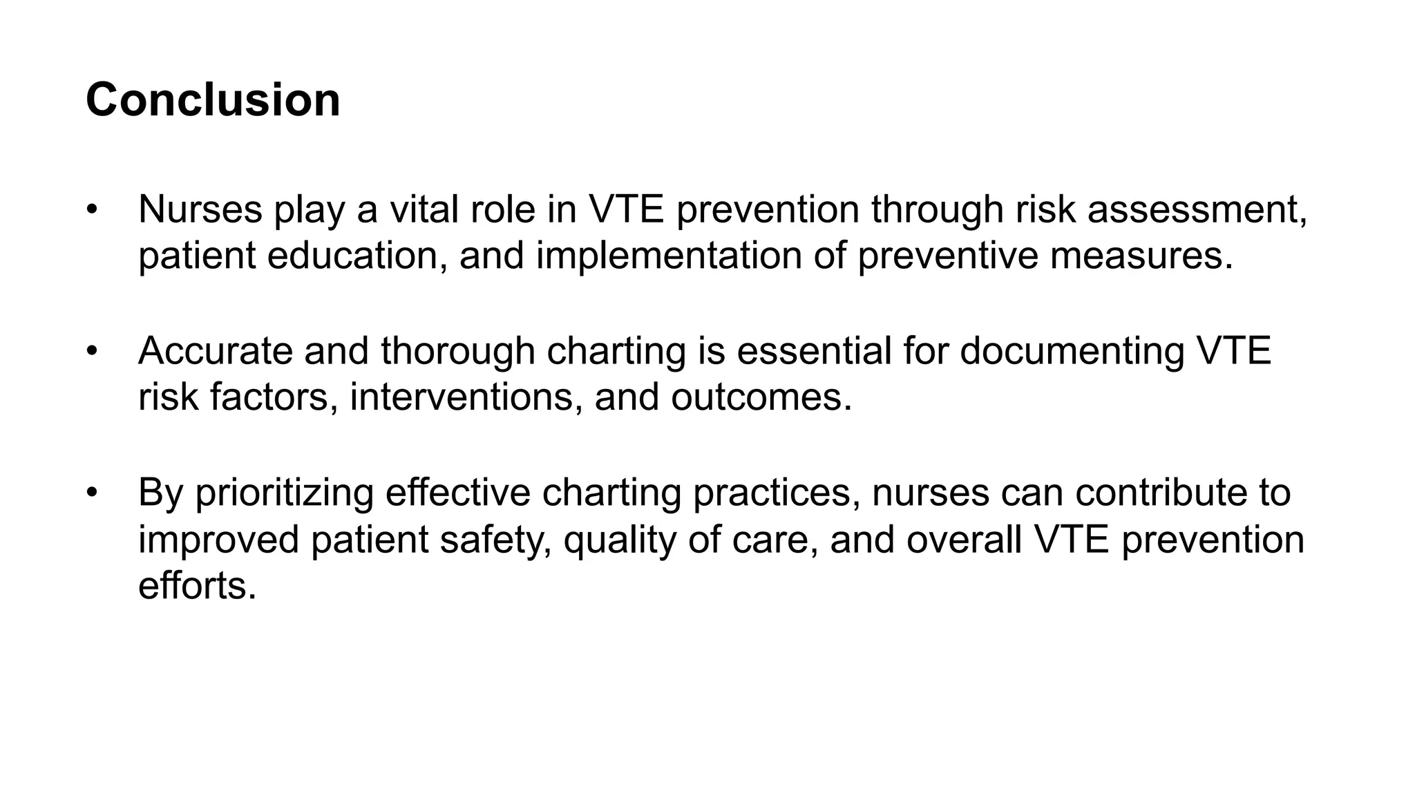 Venous Thromboembolism (VTE) Prevention And The Importance Of Charting ...