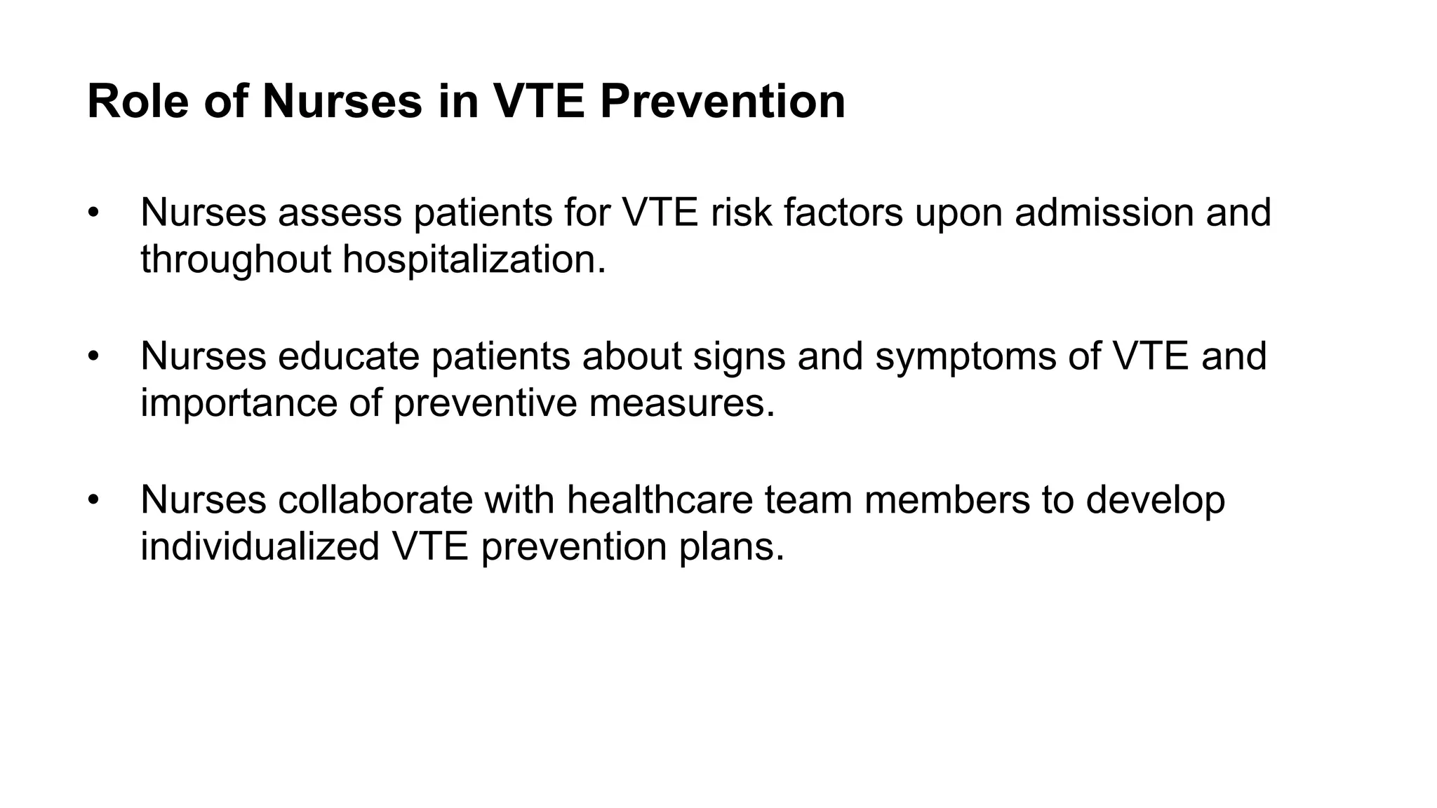 Venous Thromboembolism (VTE) Prevention And The Importance Of Charting ...