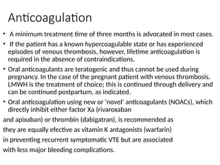 Deep venous thrombosis of upper and lower limb.ppt