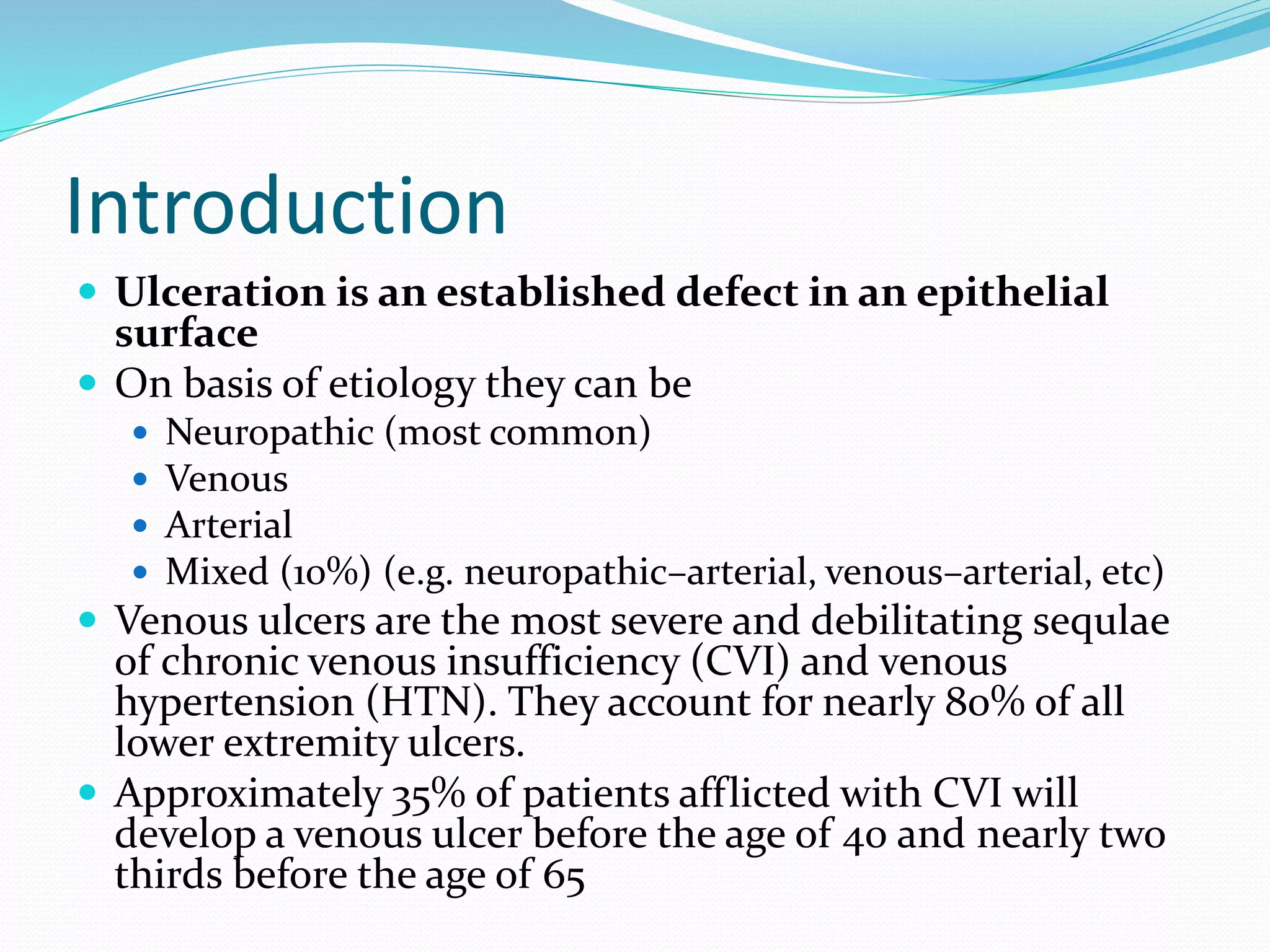 Venous ulceers | PPTX