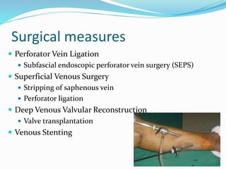Venous ulceers | PPTX