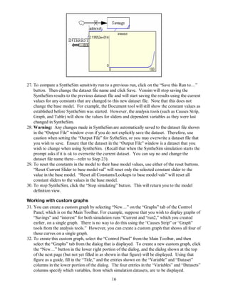 VensimPLE Quick Reference and Tutorial | PDF