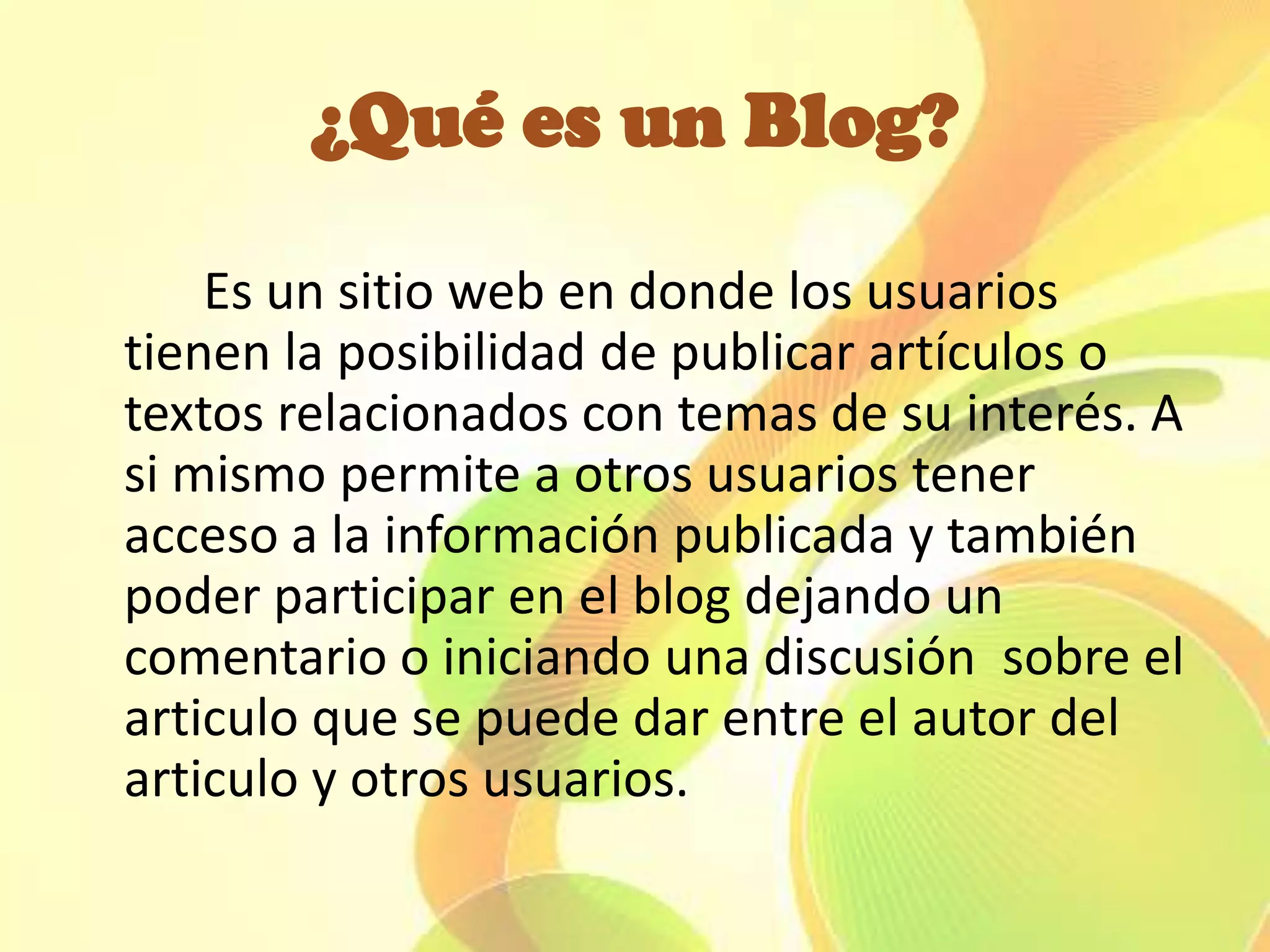 Ventajas y desventajas del blog | PPTX | Online Education | Education