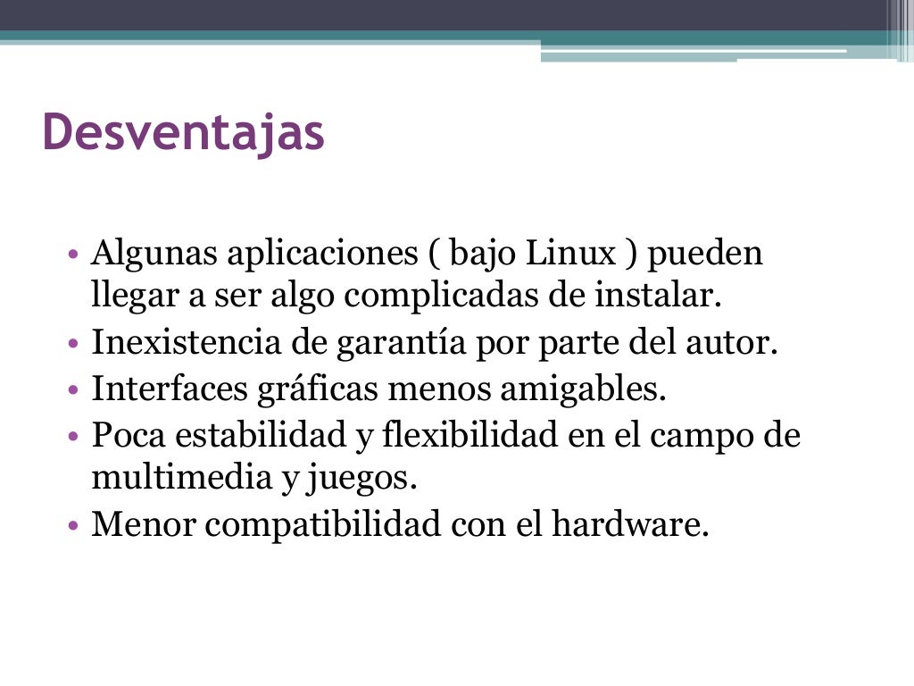 Ventajas y desventajas del software libre y propietario Ventajas y desventajas del software libre y propietario