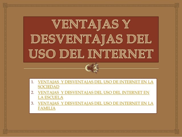 Tecnologia E Informatica Infografia De Ventajas Y Desventajas Del Internet