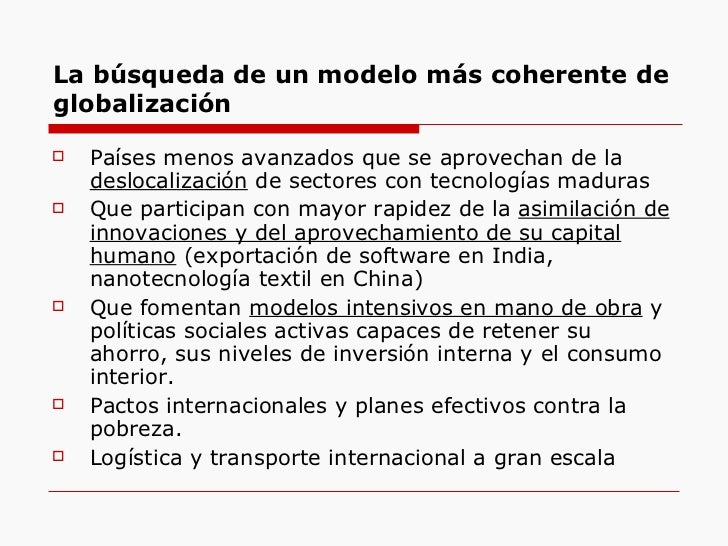 Ventajas Y Desventajas De La Globalizacion En El Marco Del Estado Del