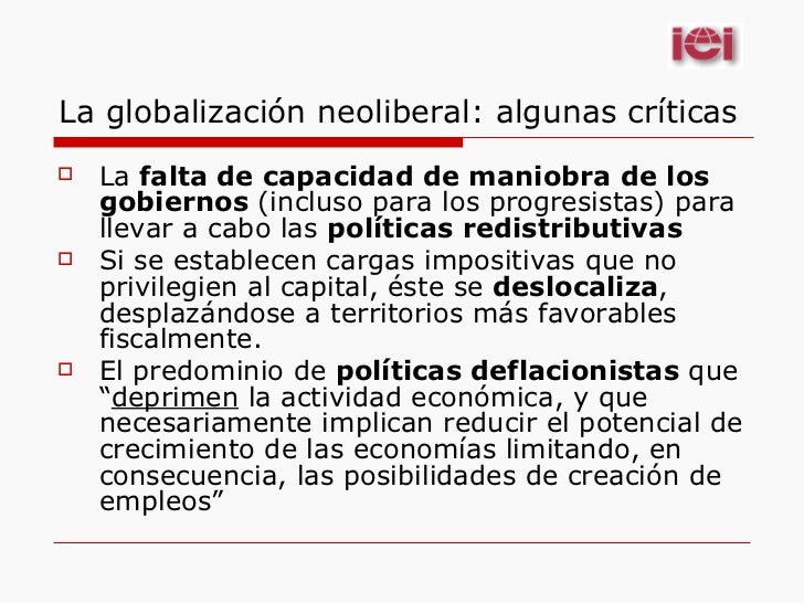 Ventajas Y Desventajas De La Globalizacion En El Marco Del Estado Del